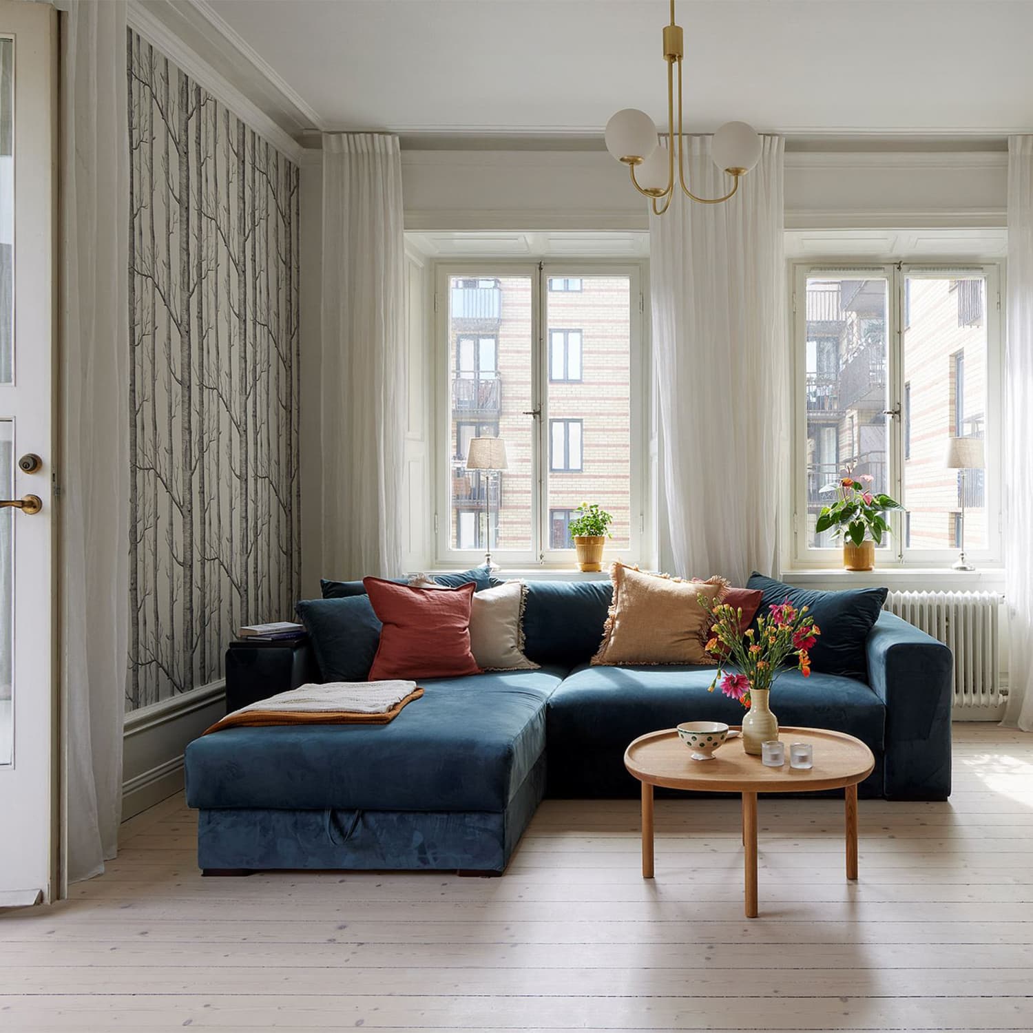 Blå soffor från Sweef