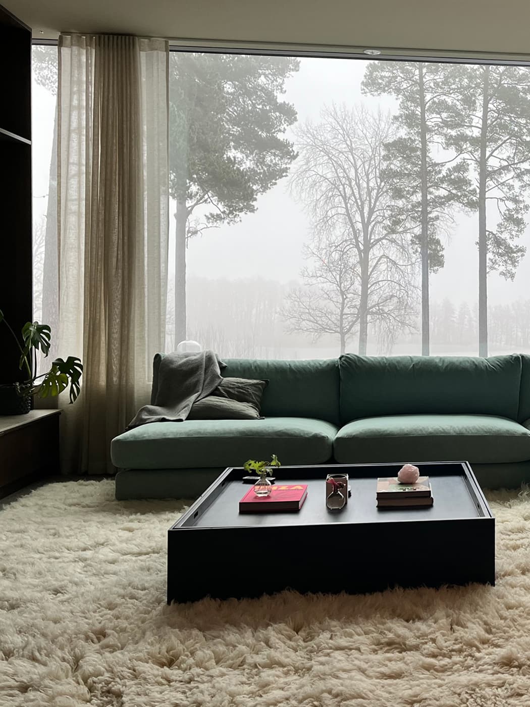 MAMMUTEN | Djup, skön modulsoffa i sammet & linne | SWEEF