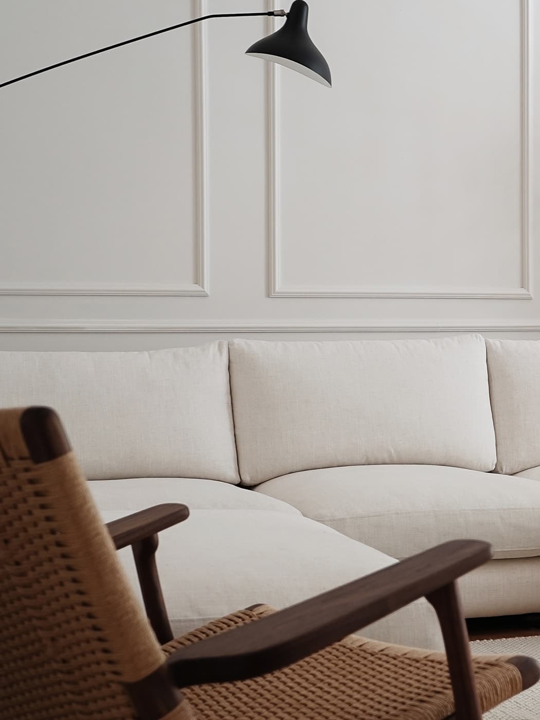 MAMMUTEN | Djup, skön modulsoffa i linne | SWEEF